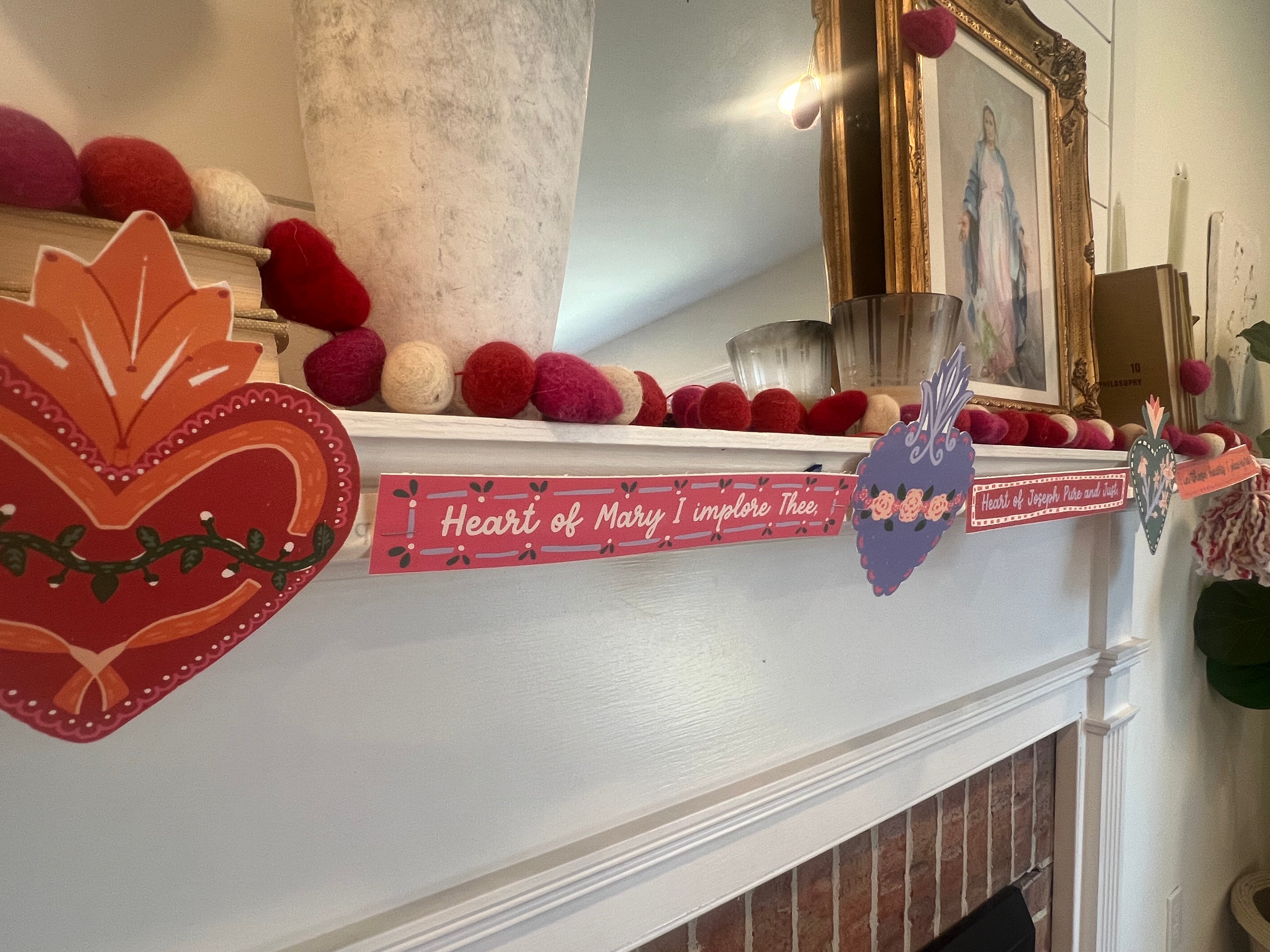 Holy Family Garland Printable – Marigold Catholic Goods Co.