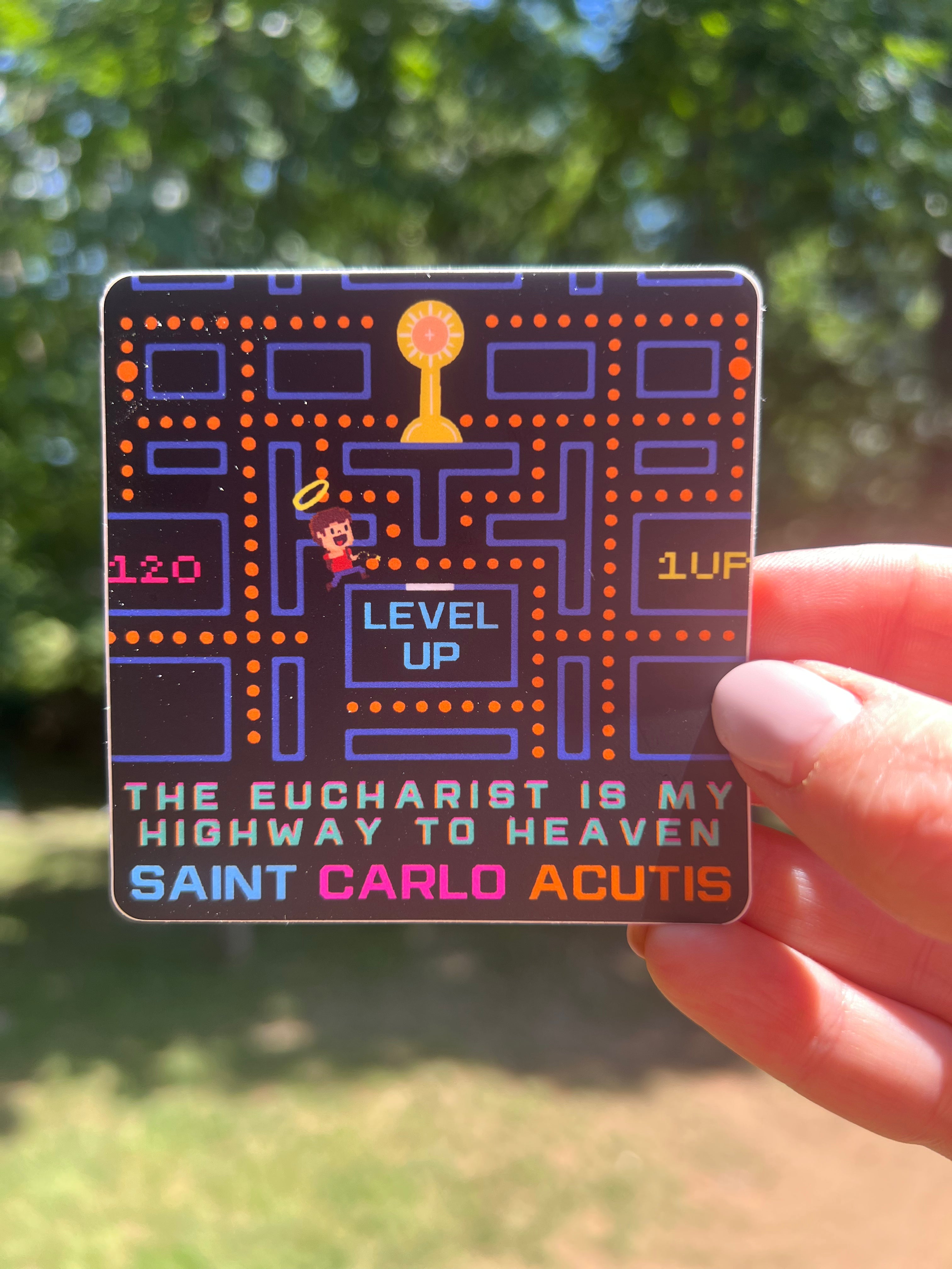 Carlo Gaming Sticker – Marigold Catholic Goods Co.